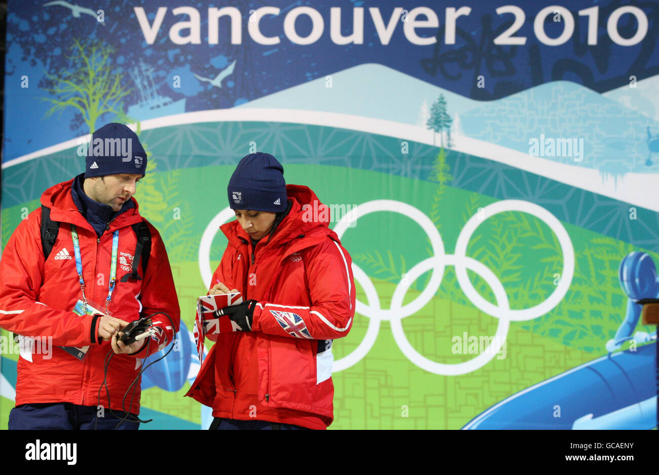 Vancouver olympic skeleton track hi-res stock photography and images ...