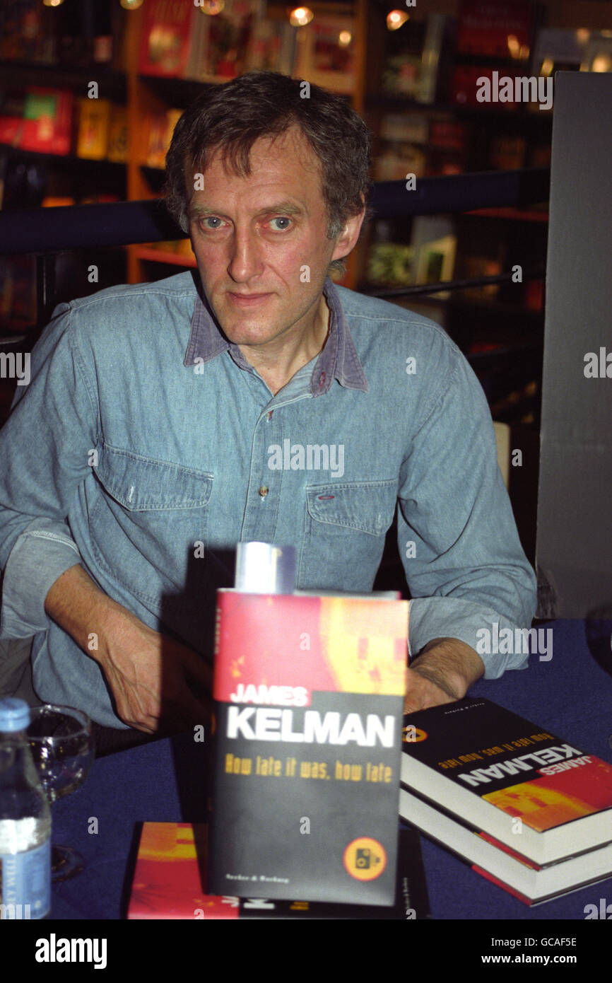 JAMES KELMAN WINS BOOKER Stock Photo - Alamy