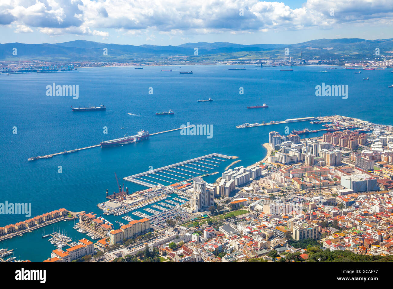 Port of Gibraltar Stock Photo - Alamy