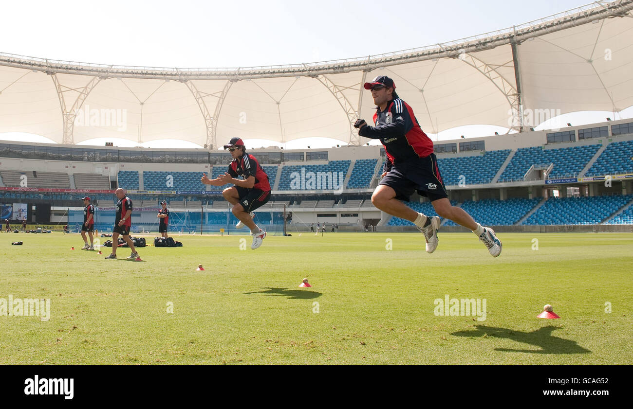 Cricket - England Nets Session - Dubai Sports City Stock Photo - Alamy
