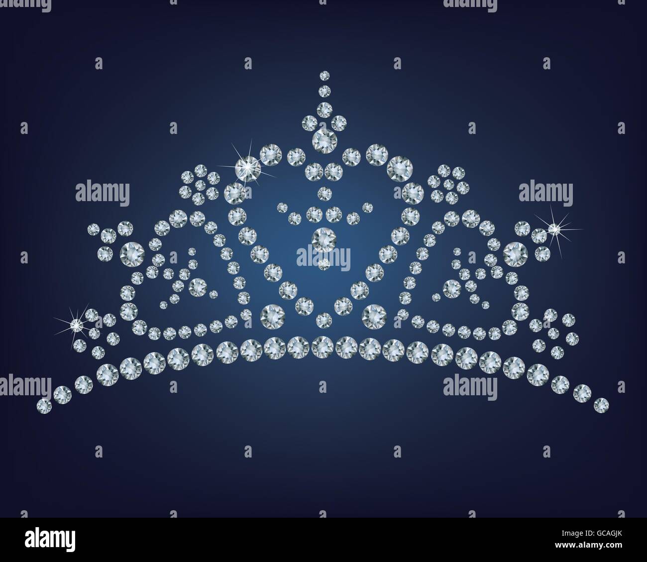 Diamond diadem tiara hi-res stock photography and images - Alamy