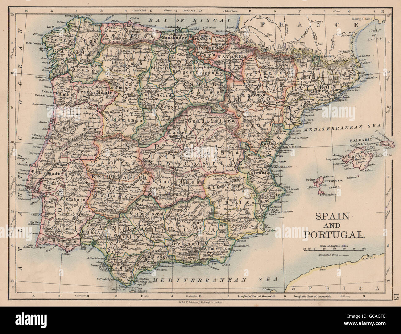 Political Map Of Spain High Resolution Stock Photography and Images - Alamy