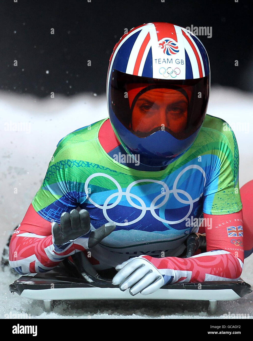 Great Britain's Amy Williams during the Women's Skeleton Run 2 at ...