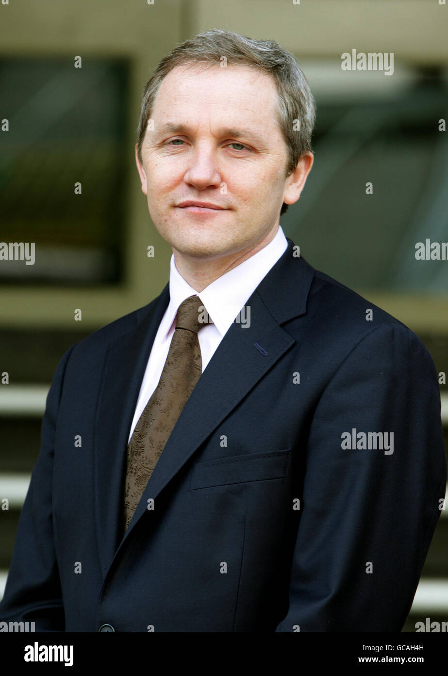 James Purnell outside Hyde Town Hall in Hyde, Greater Manchester. The ...