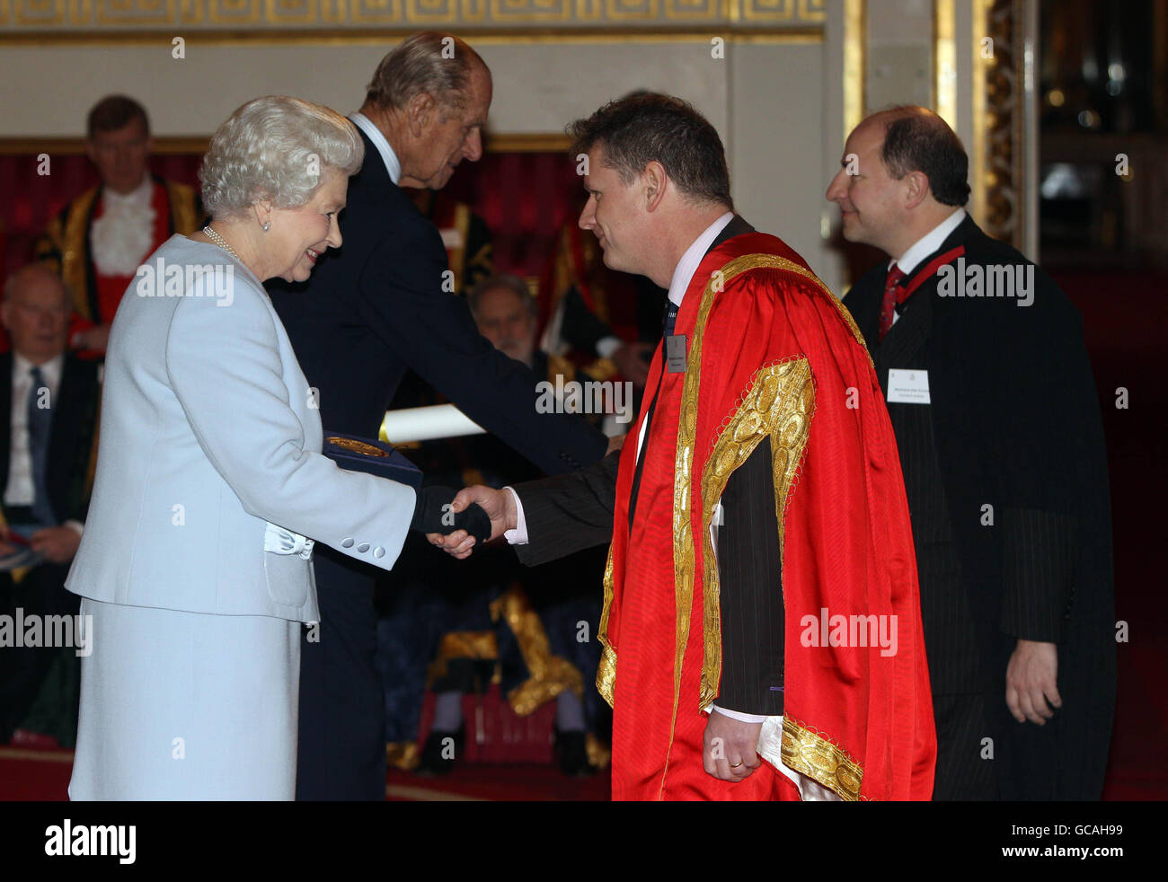 Queen Elizabeth II and the Duke of Edinburgh present The Queen's ...