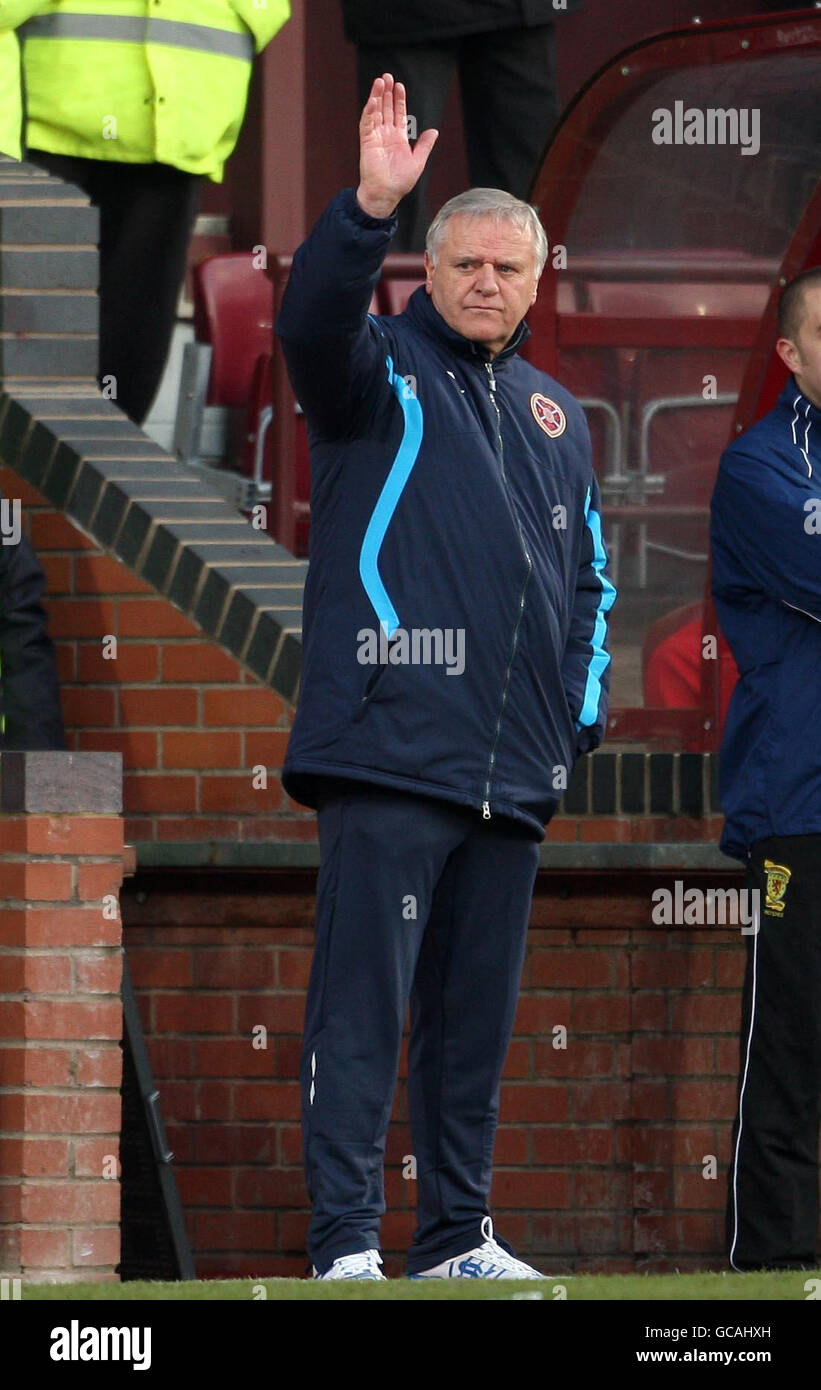 During their scottish premier league match at tynecastle park edinburgh ...