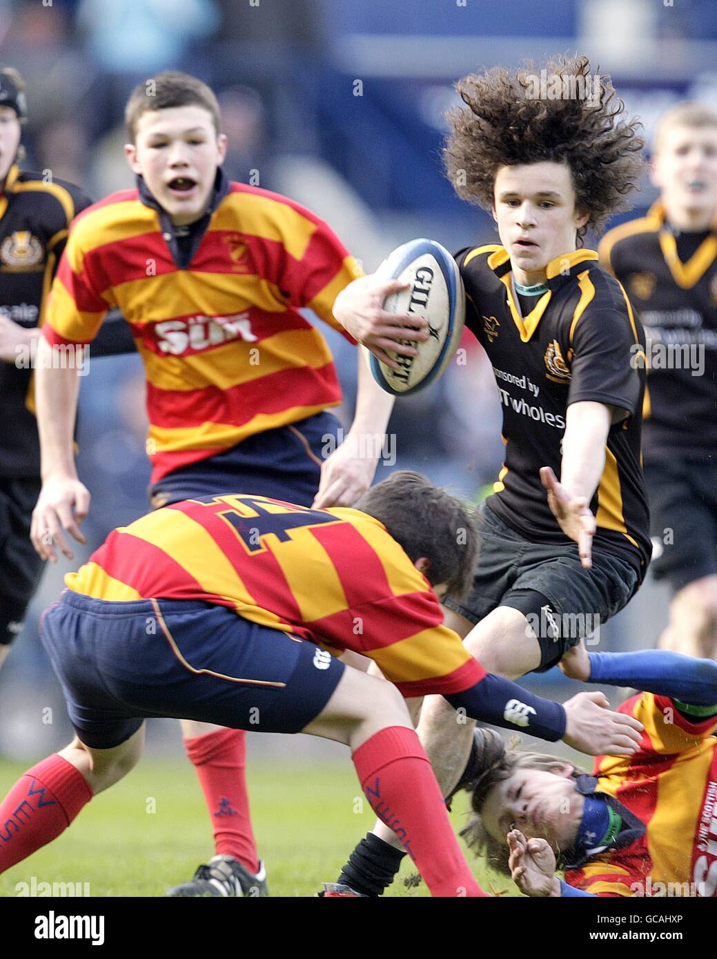 Rugby Union - U15 Youth Cup Final - Murrayfield Stock Photo - Alamy