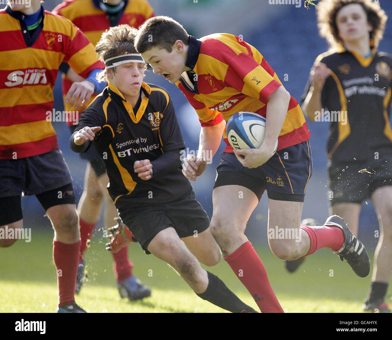 Rugby Union - U15 Youth Cup Final - Murrayfield Stock Photo - Alamy