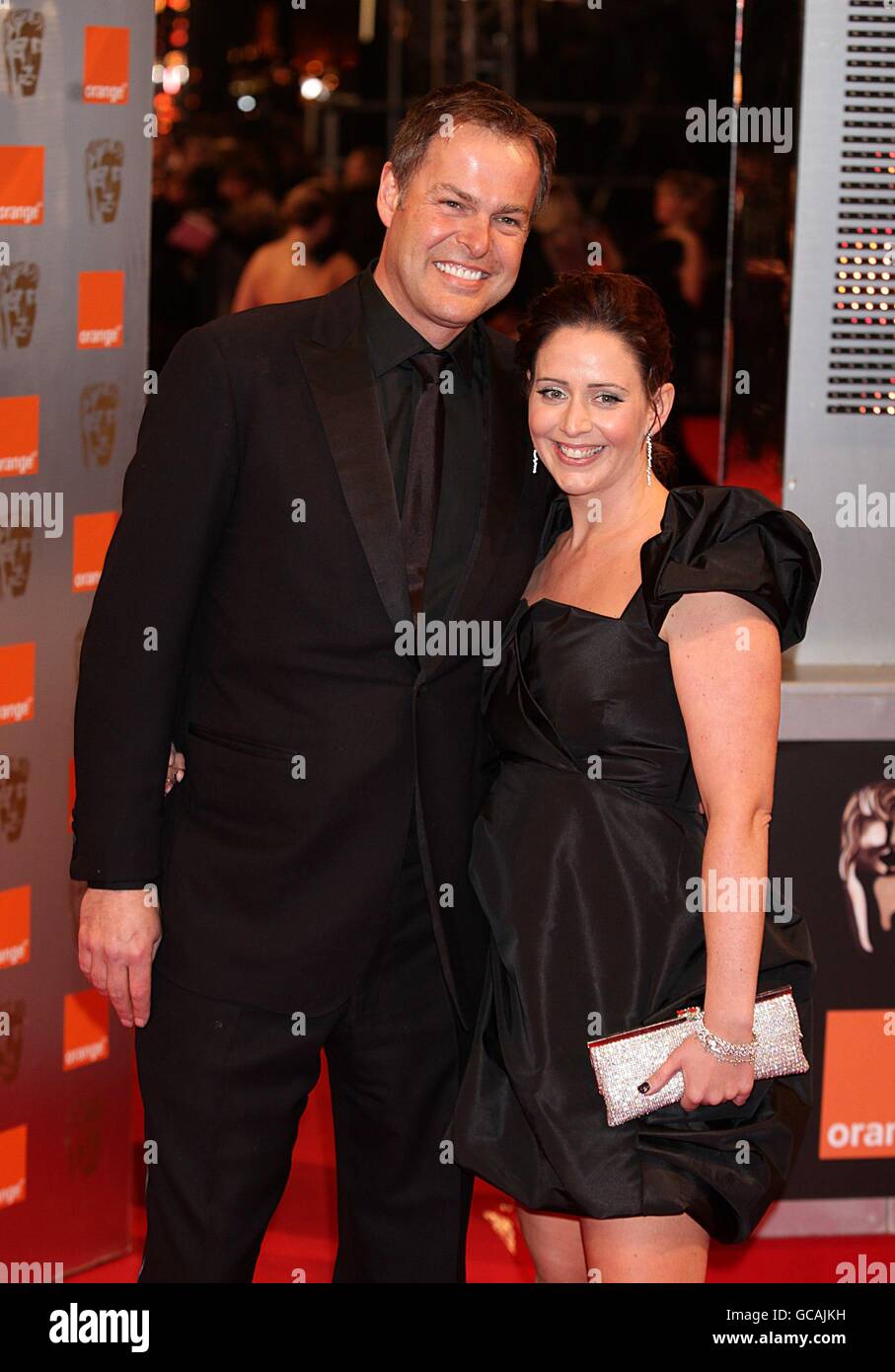 Peter Jones and wife Tara arriving for the Orange British Academy Film ...