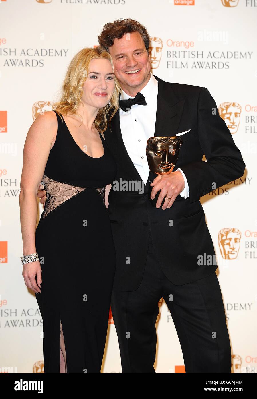 Colin firth with his best actor award hi-res stock photography and ...