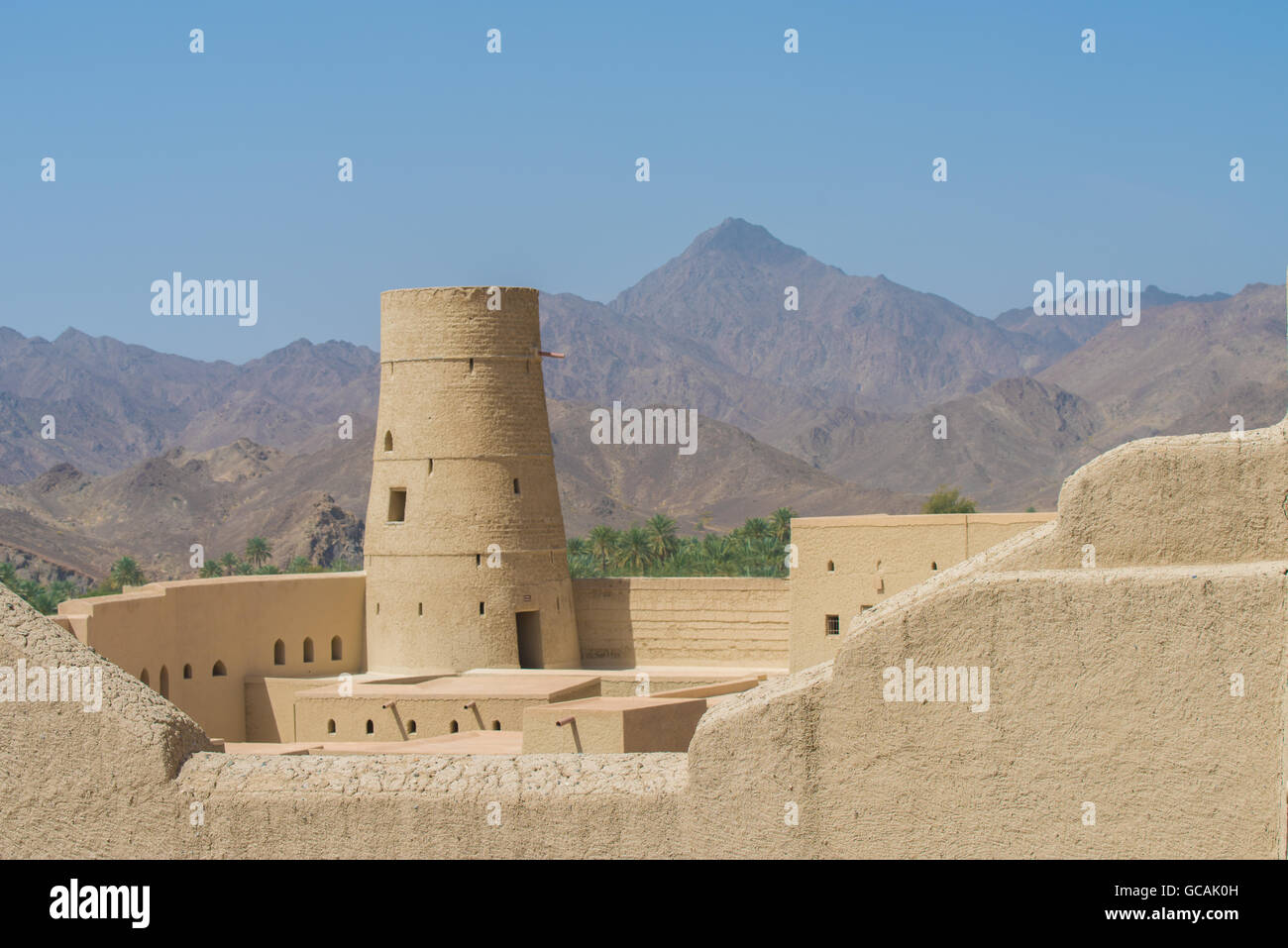 The old rebuilt fort of Bahla, declared UNESCo World Heritage Site ...