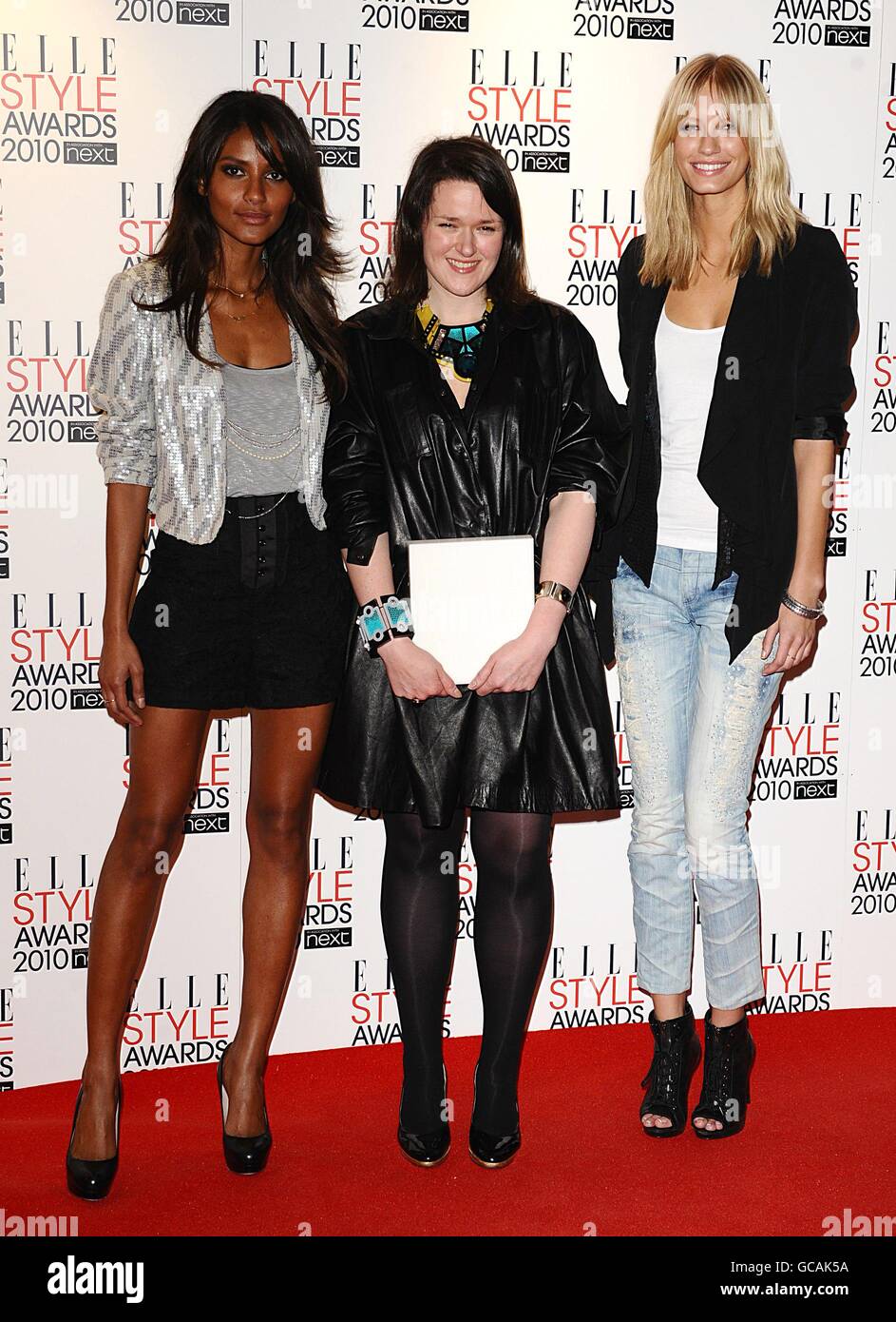 Next Young Designer Award winner Holly Fulton poses with the Next ...