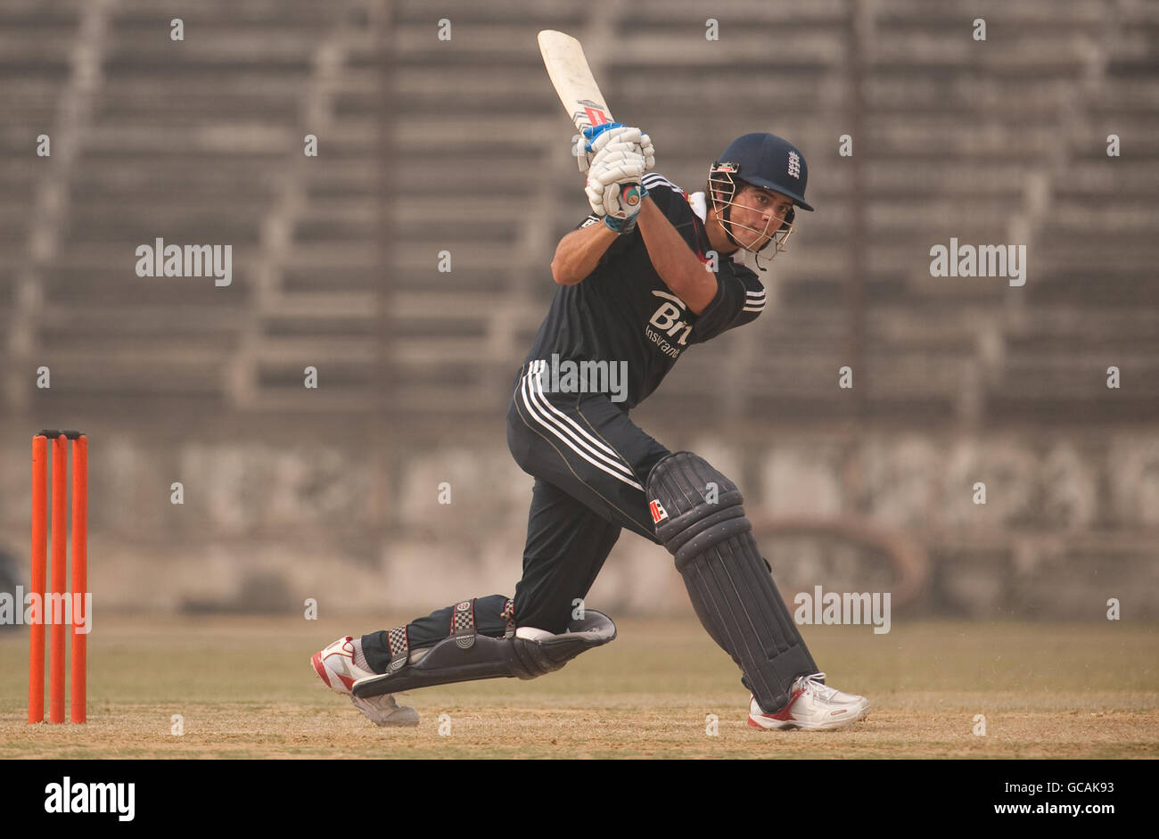 England captain Alastair Cook during the tour match at Khan Shaheb ...
