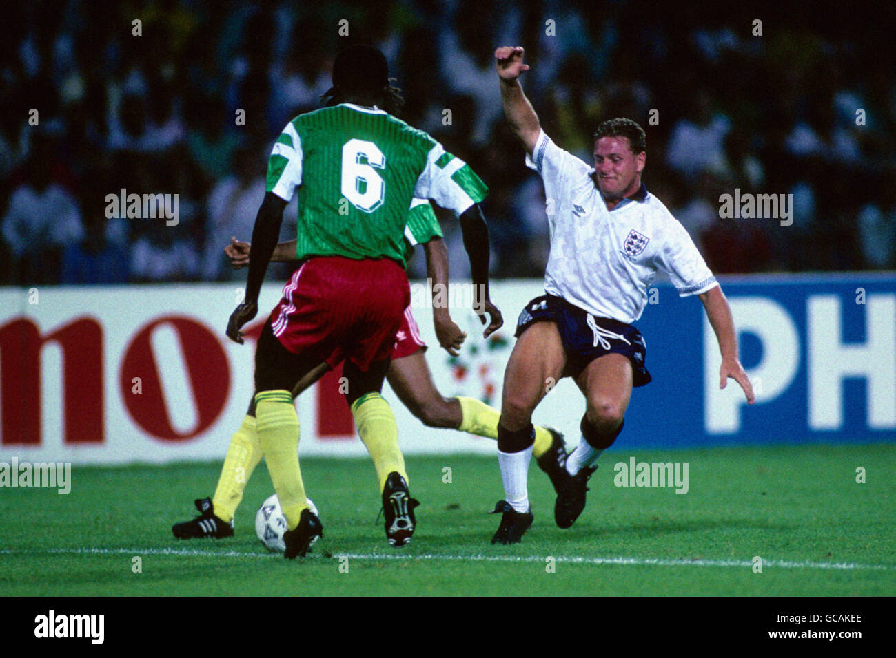 Soccer - World Cup Italia 1990 - Quarter Final - England v Cameroon ...
