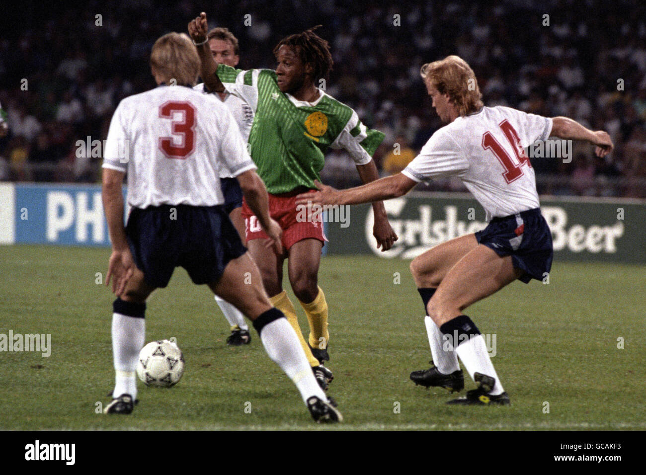 Soccer - World Cup Italia 1990 - Quarter Final - England v Cameroon ...