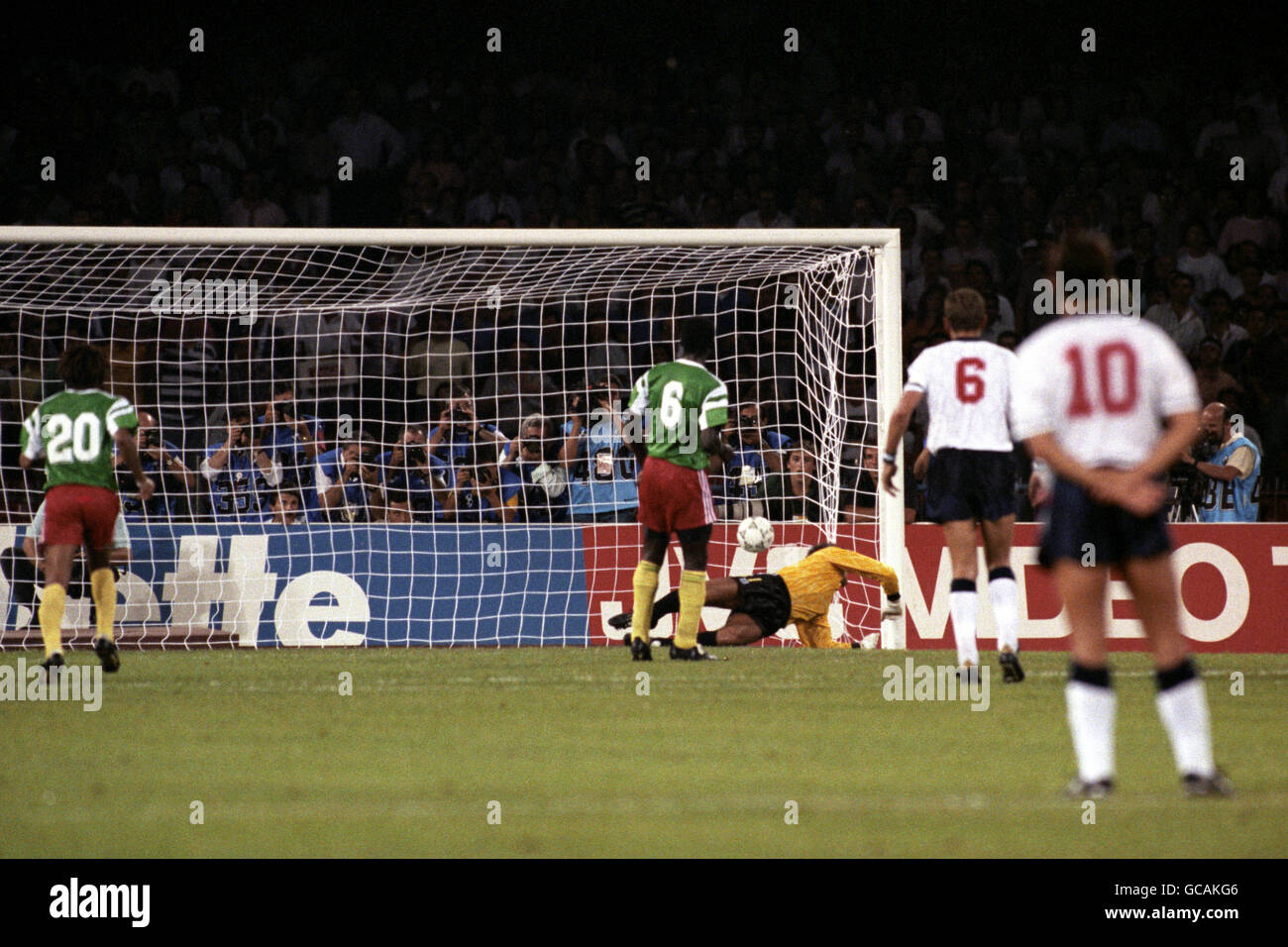 Soccer - World Cup Italia 1990 - Quarter Final - England v Cameroon ...