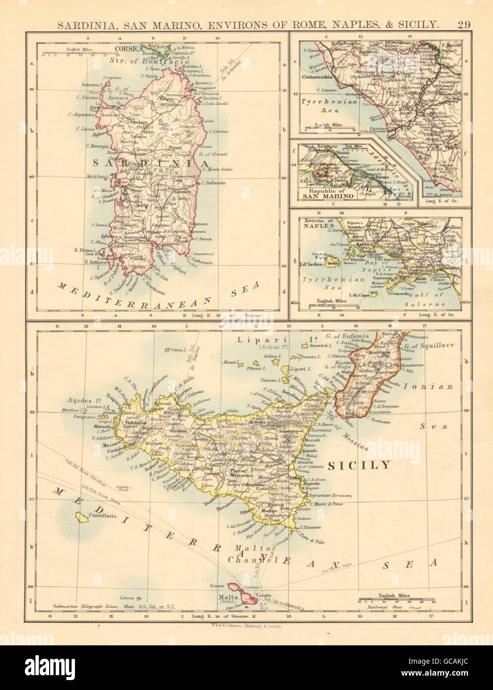 Ischia map hi-res stock photography and images - Alamy