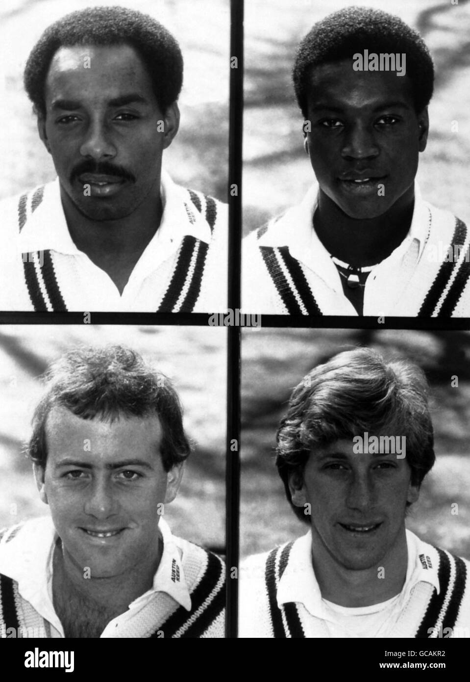 Cricket - Middlesex County Cricket Club - Portraits - 1984 Stock Photo ...
