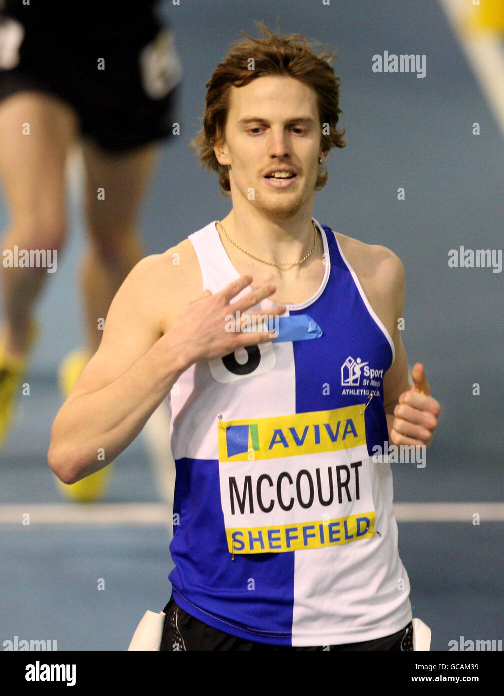 Great Britain's Colin McCourt wins the mens 1500m final Stock Photo - Alamy
