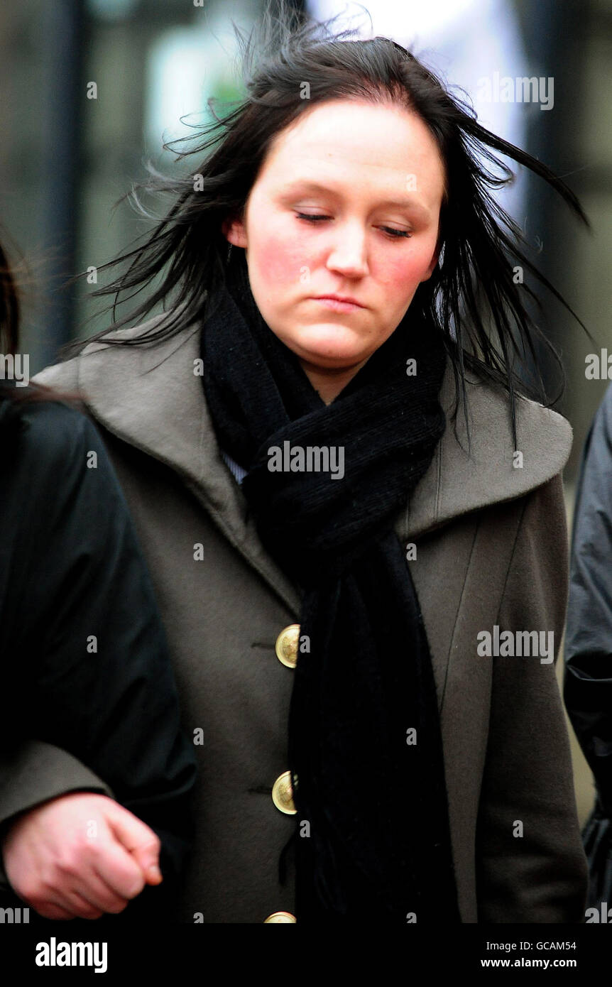 Kerry Harrison leaves Nottingham Crown Court, Nottingham, where Stephen ...