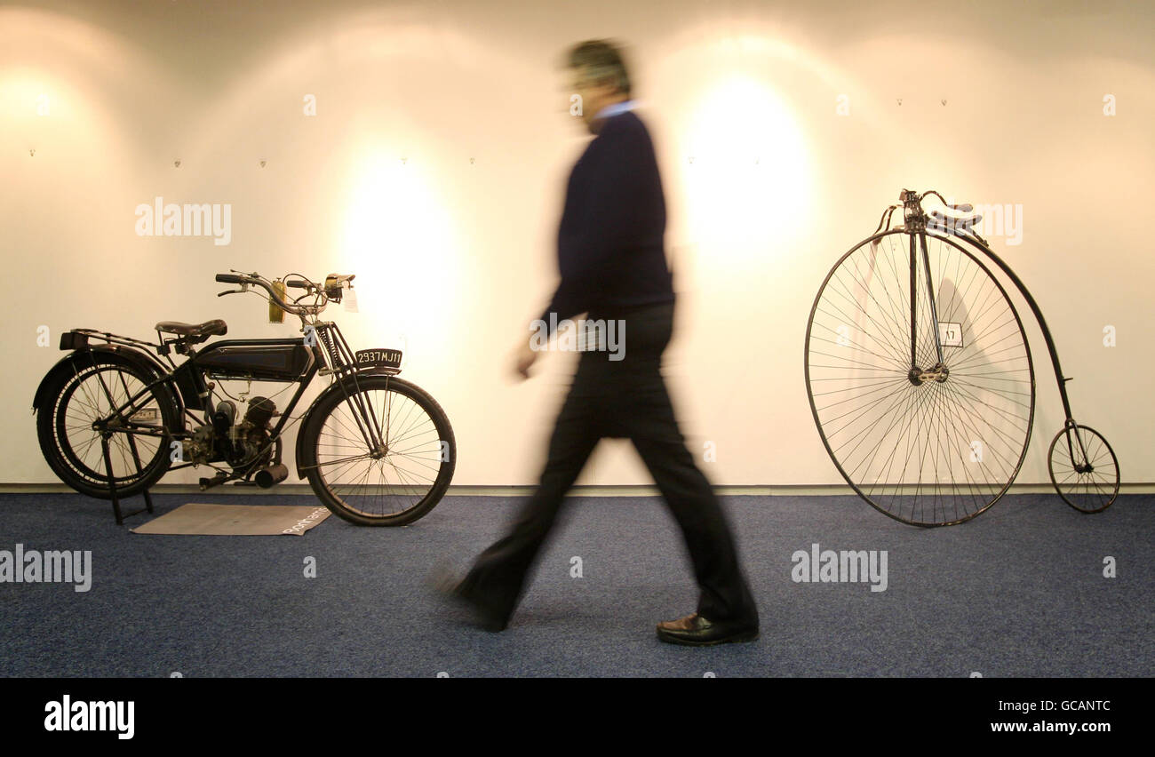 Bonhams sale of Pioneer, Vintage and Collectors Motorcycles Stock Photo ...