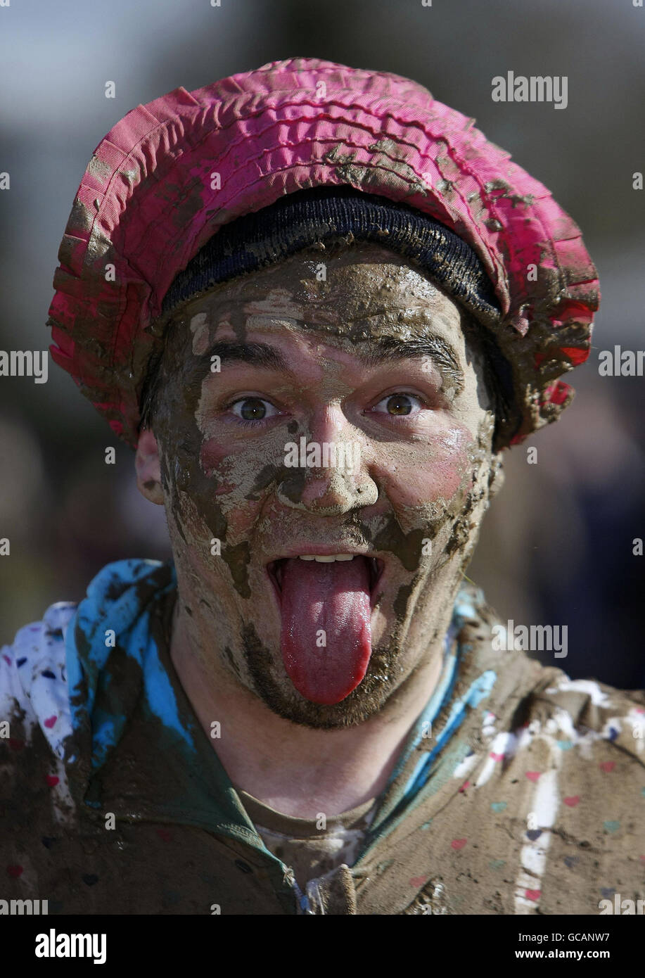 Aidan Dalton celebrates after completing in Ireland's first Mud Run in ...