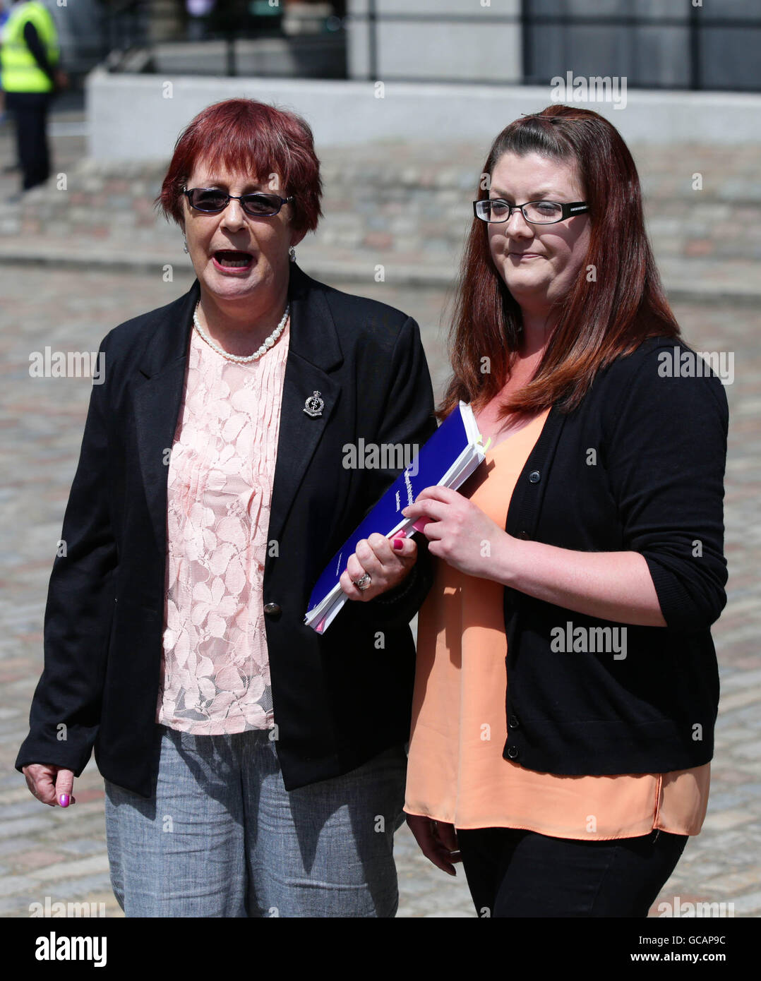 Valerie (left) and Tina O'Neill, family of Corporal Kris O'Neill who ...