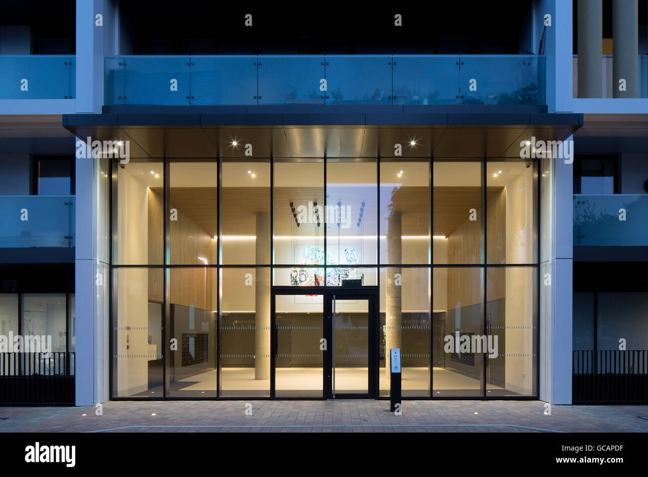 Dusk shot entrance park heights hi-res stock photography and images - Alamy