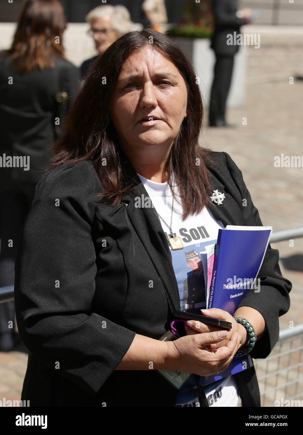 Rose Gentle, mother of Fusilier Gordon Gentle who died in Iraq, leaves ...