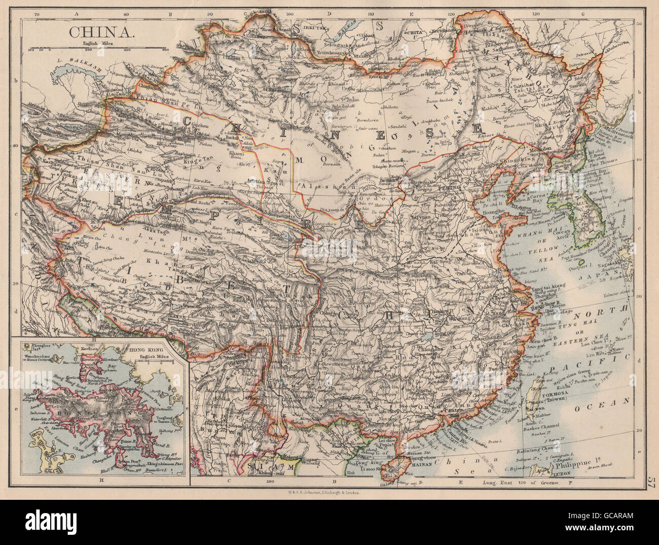 Chinese empire map hi-res stock photography and images - Alamy