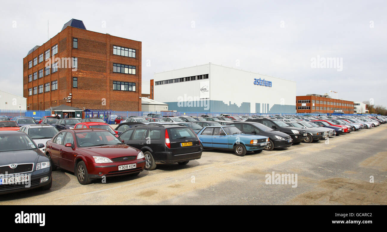 General view of Astrium in Portsmouth where they build satellites ...
