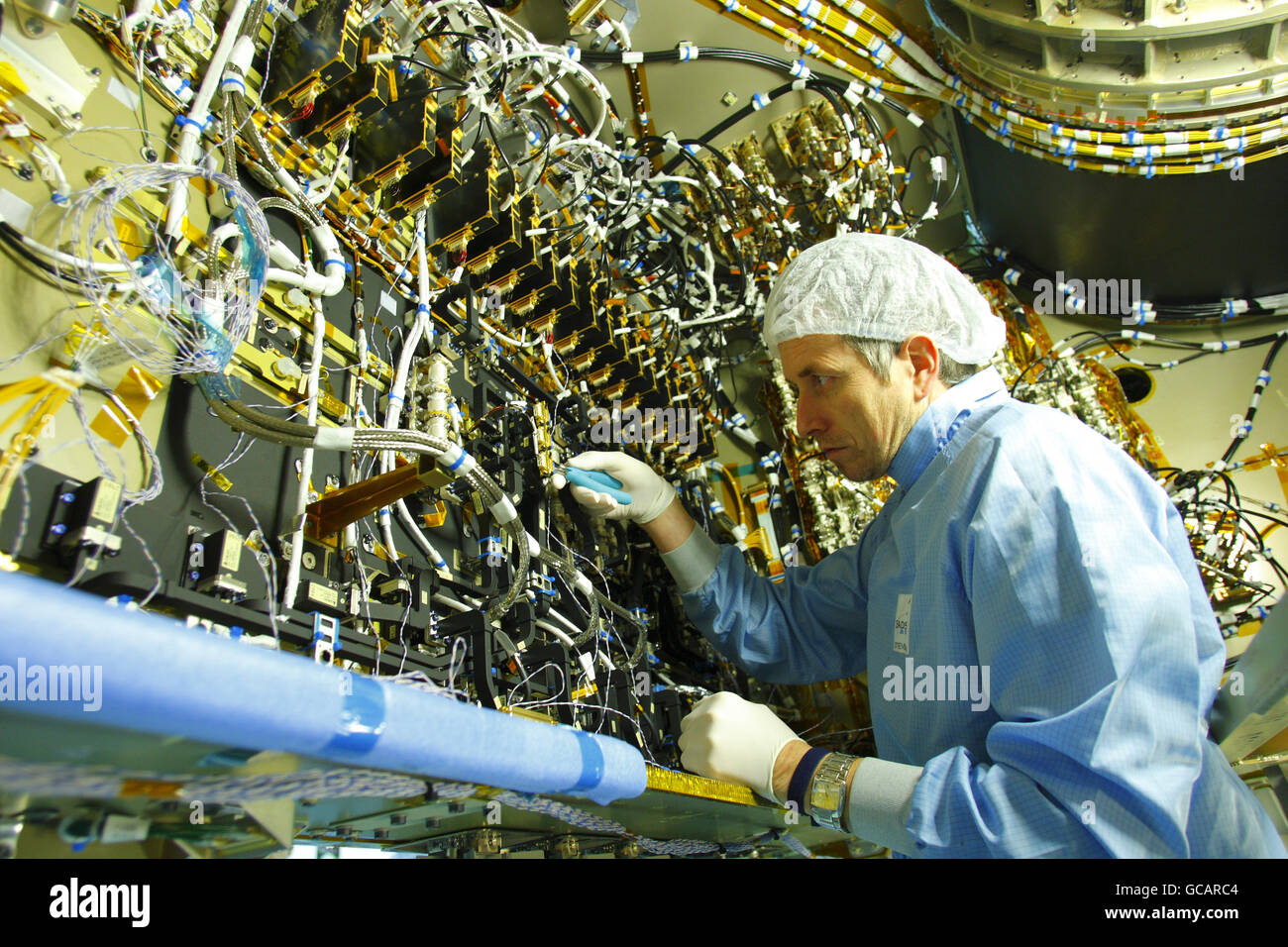 Satellites come off the production line Stock Photo - Alamy