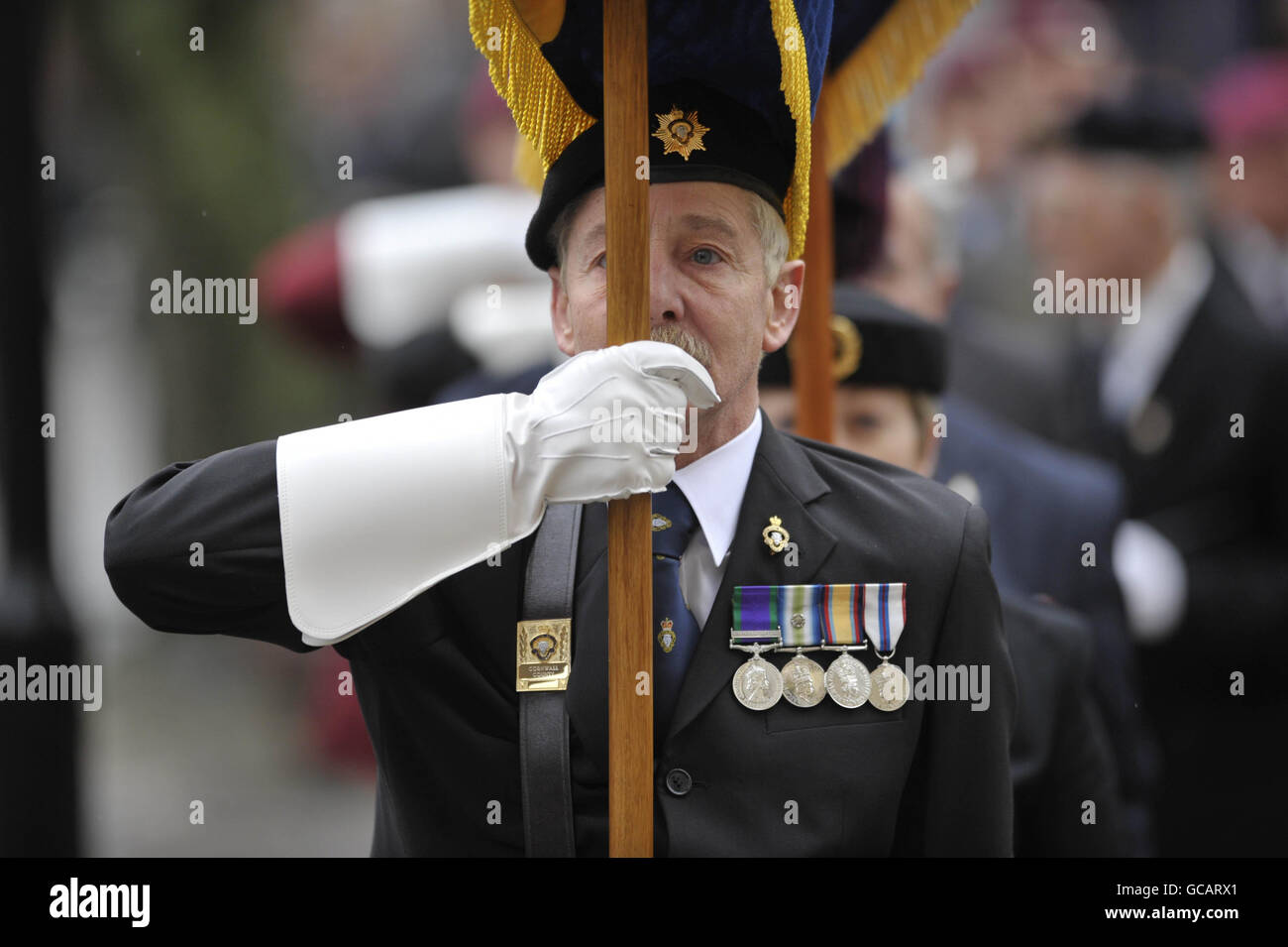 Captain Daniel Read funeral Stock Photo - Alamy