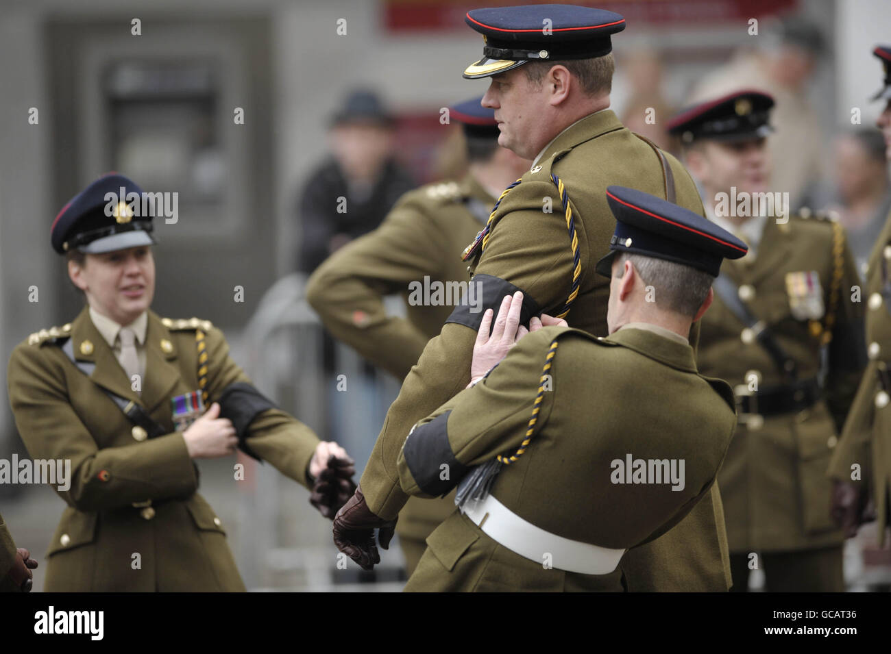 Captain Daniel Read funeral Stock Photo - Alamy