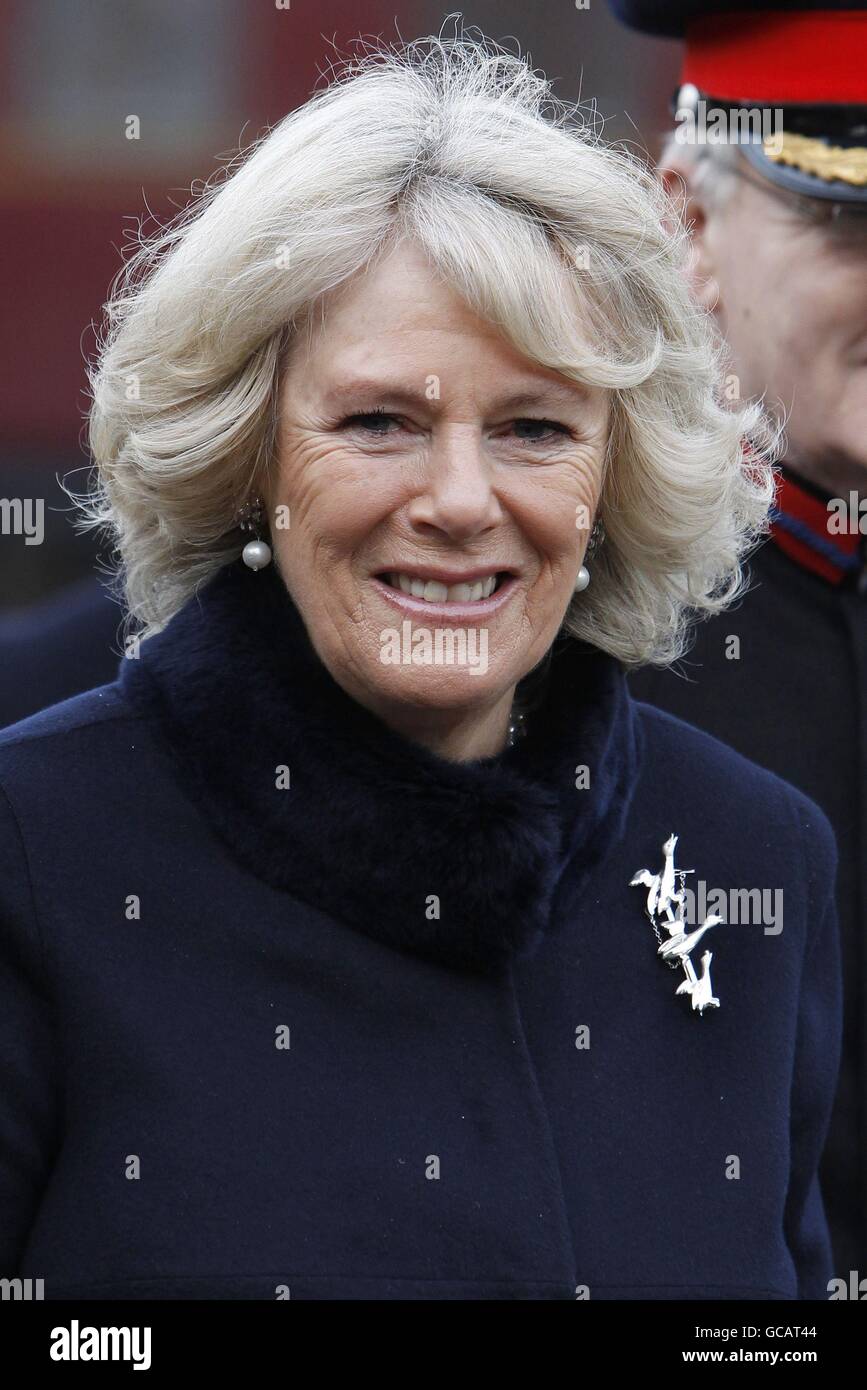 The Duchess of Cornwall visits Coronation Street - Manchester Stock ...