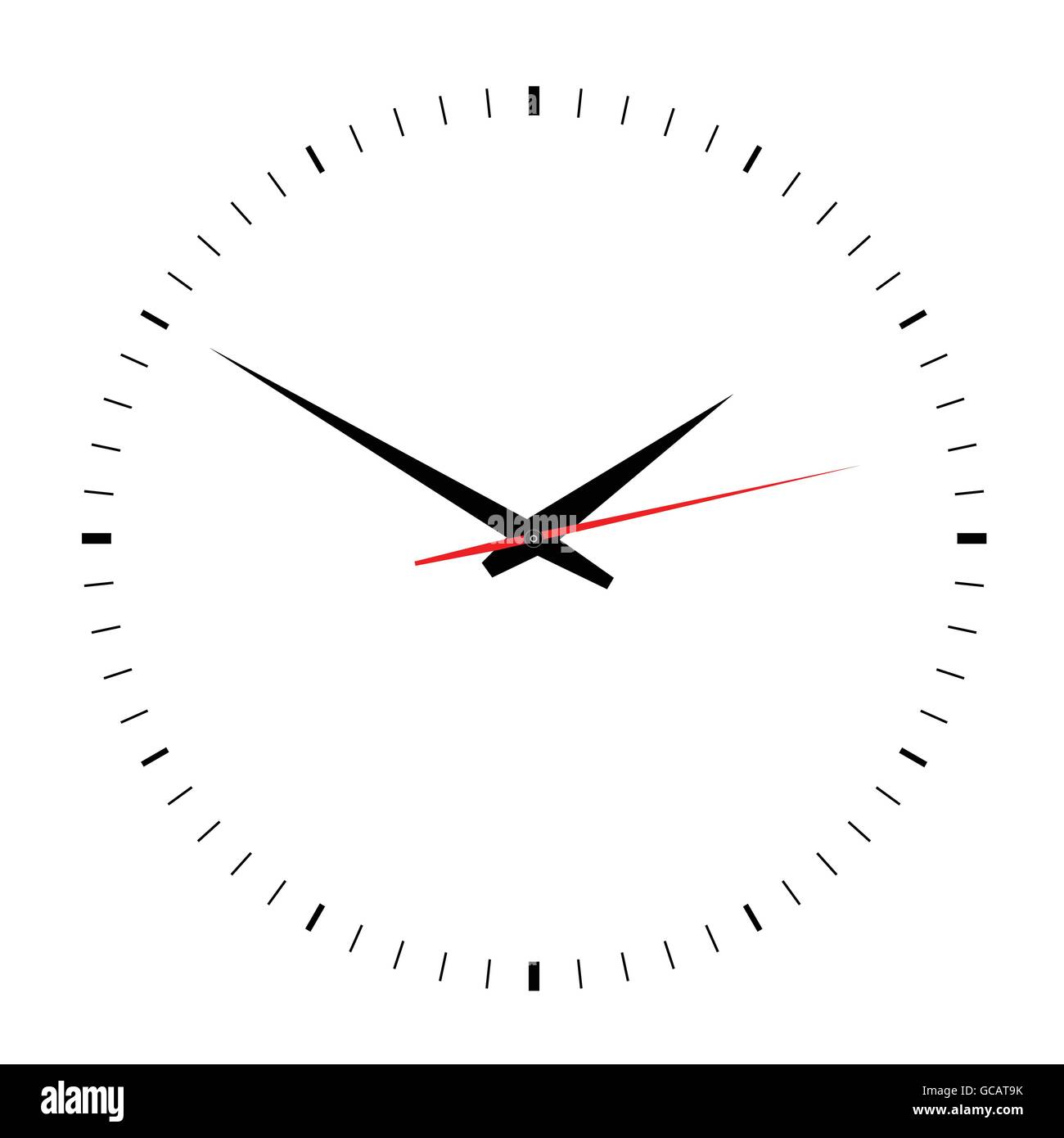 Clock vector hi-res stock photography and images - Alamy