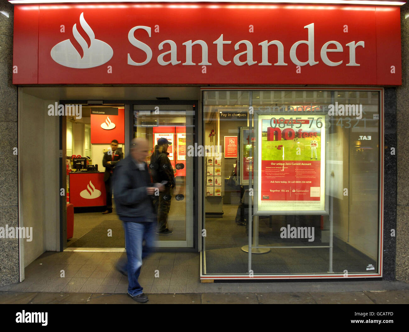 Santander building society hi-res stock photography and images - Alamy