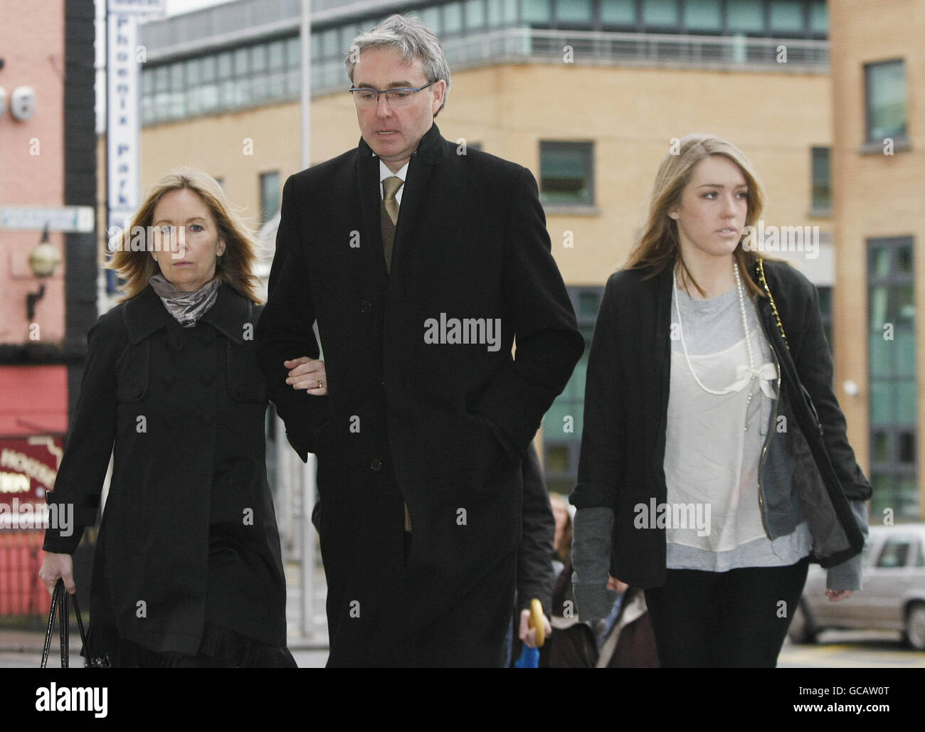 Family of celine cawley outside the central criminal court hi-res stock ...