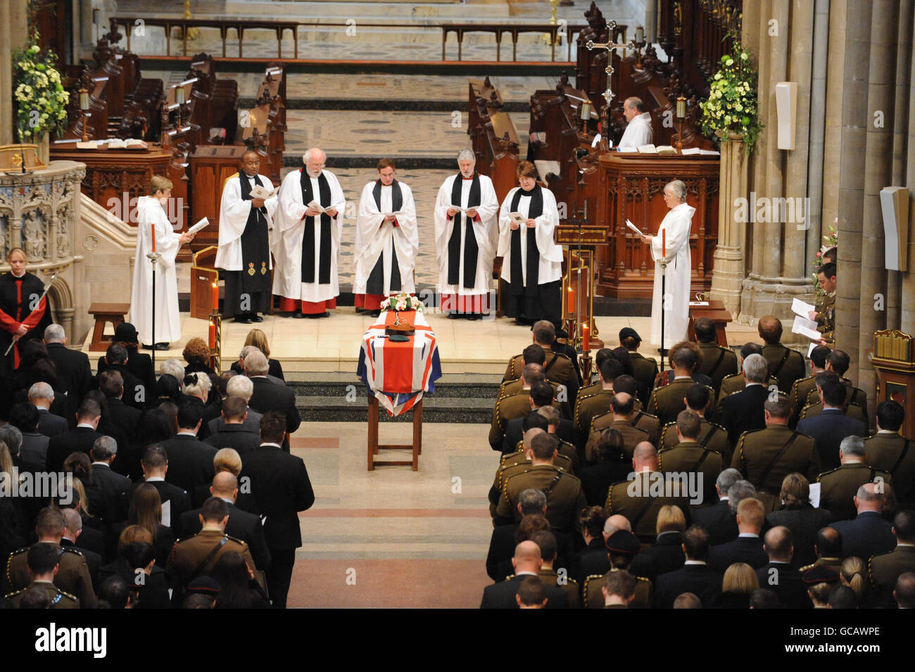 Captain Daniel Read funeral Stock Photo - Alamy