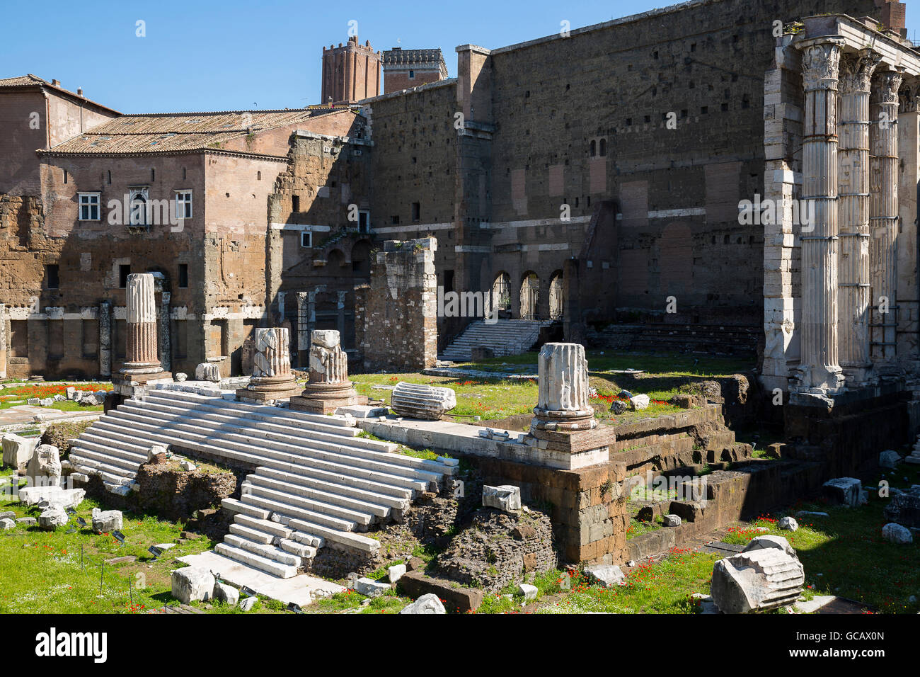 Forum of Augustus. Rome, Italy Stock Photo - Alamy