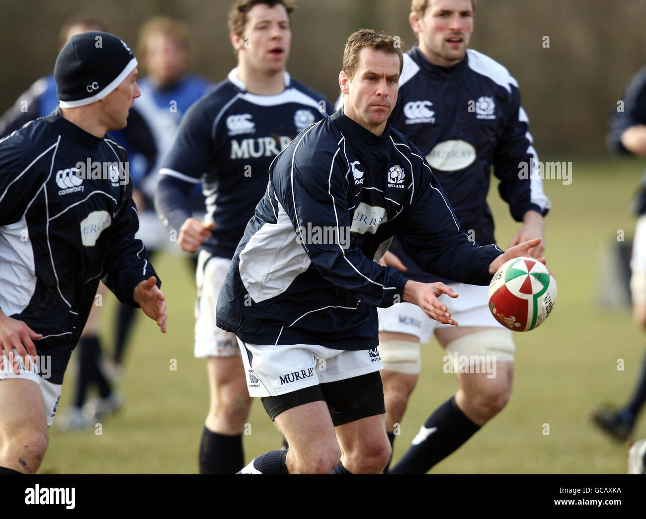 Scotland Chris Paterson during the Captains Run at the Millennium ...