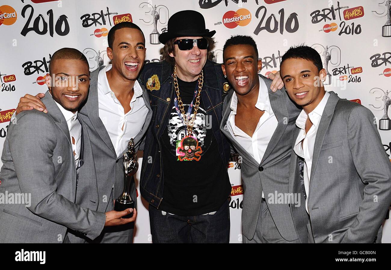 BRIT Awards 2010 - Press Room - London Stock Photo - Alamy