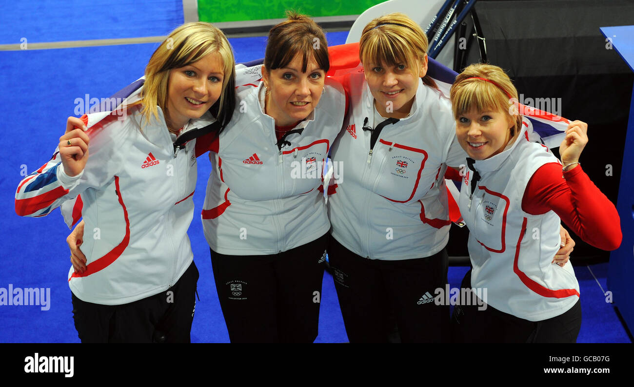 Great Britain's (left to right) Eve Muirhead, Jackie Lockhart, Lorna ...
