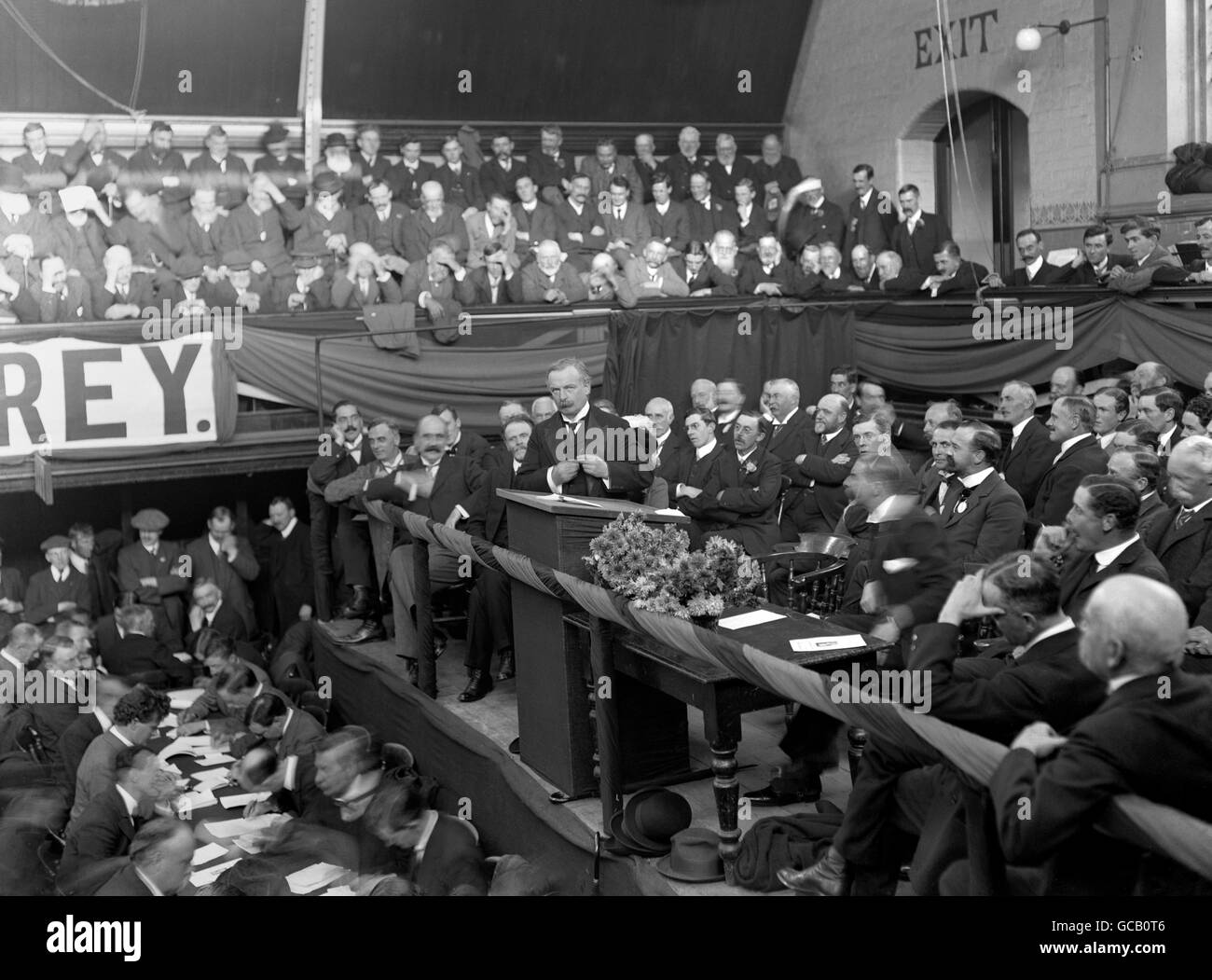 Liberal MP and minister David Lloyd George, the President of the Board ...