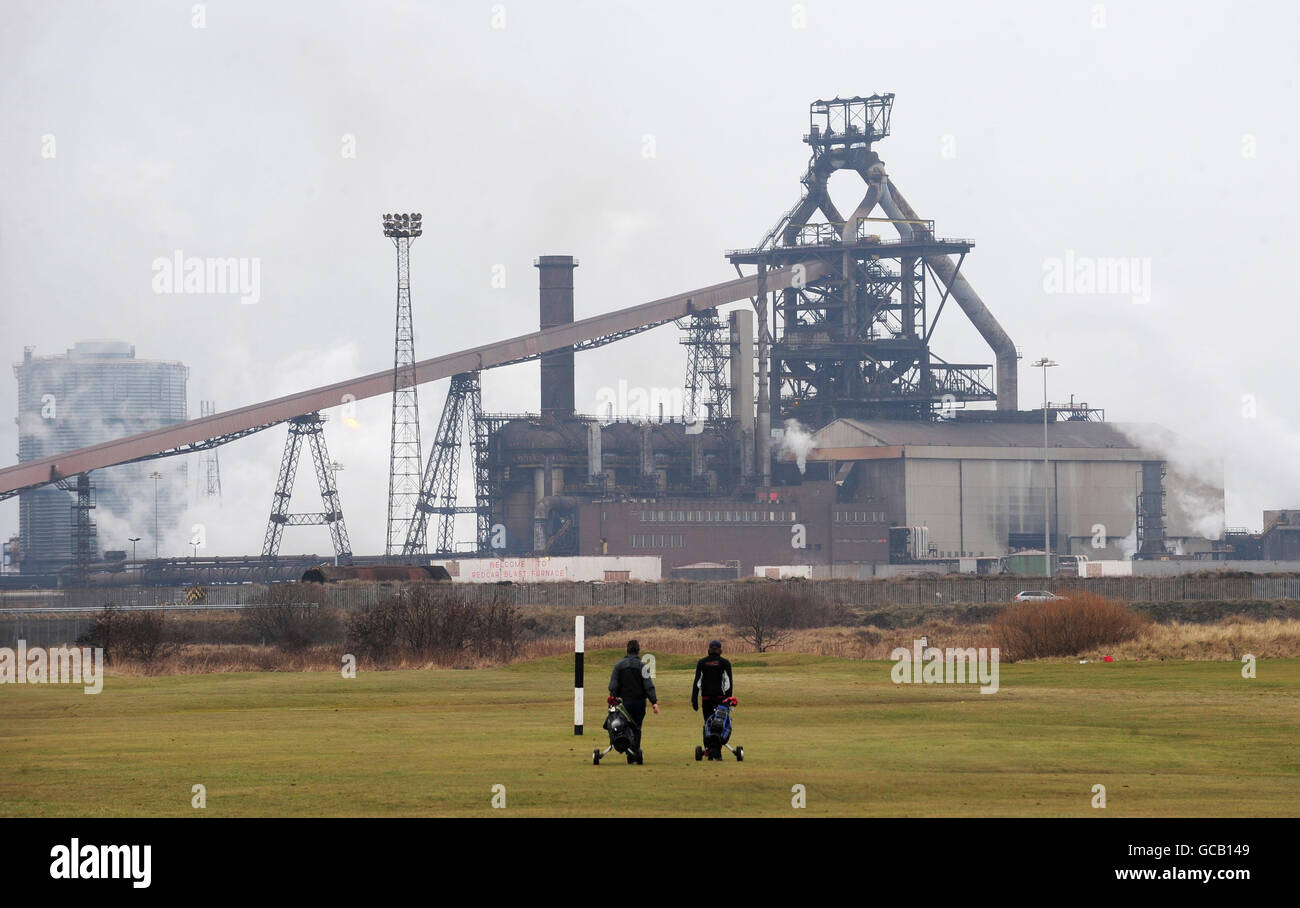 Redcar Corus steel plant to close Stock Photo - Alamy