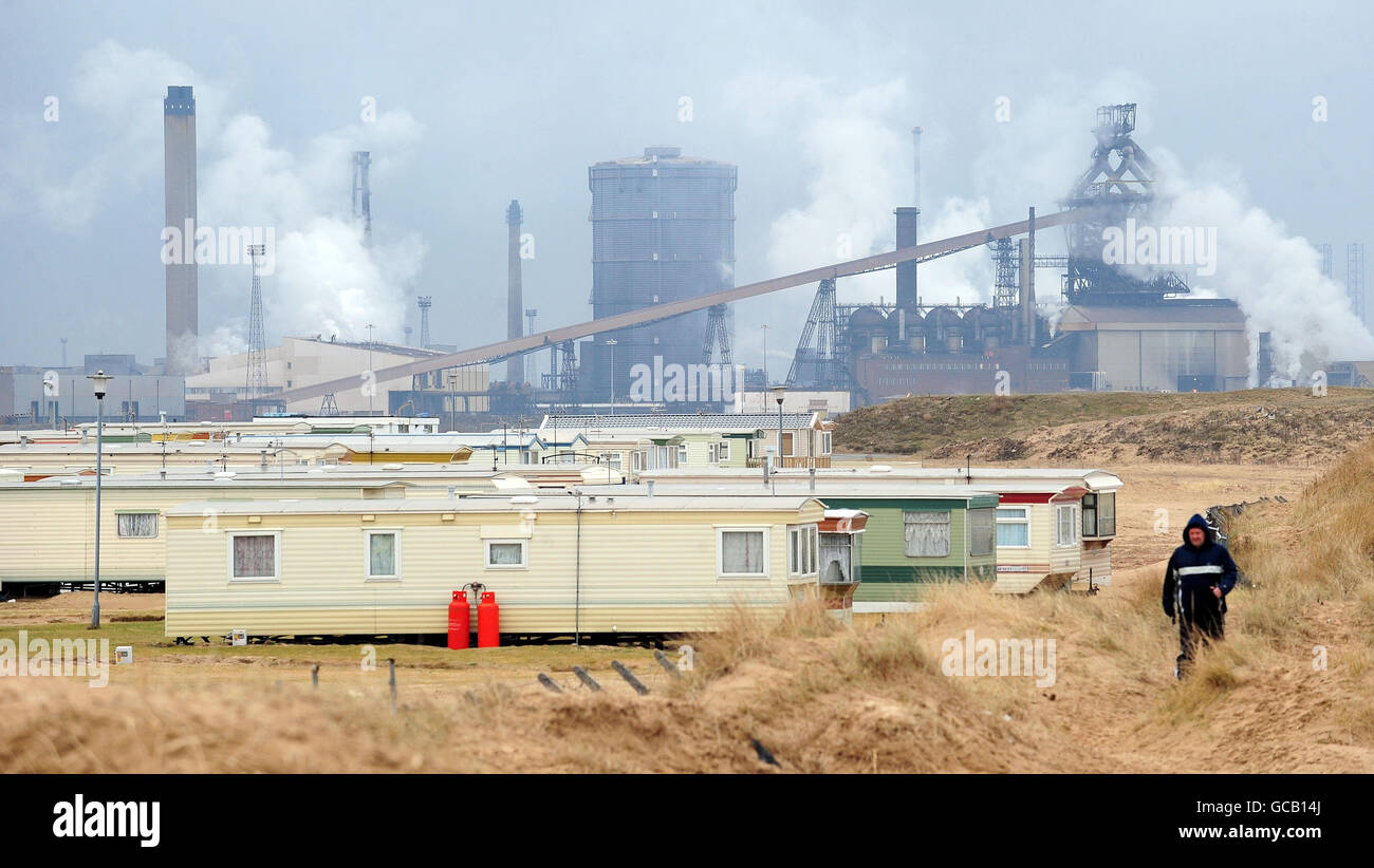 Redcar Corus steel plant to close Stock Photo - Alamy
