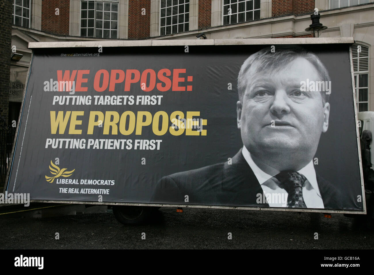 The new liberal democrat party poster hi-res stock photography and ...