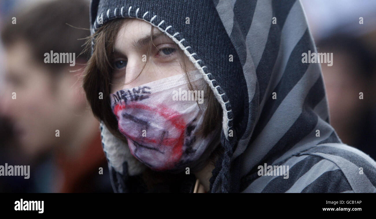 Fascist mask hi-res stock photography and images - Alamy