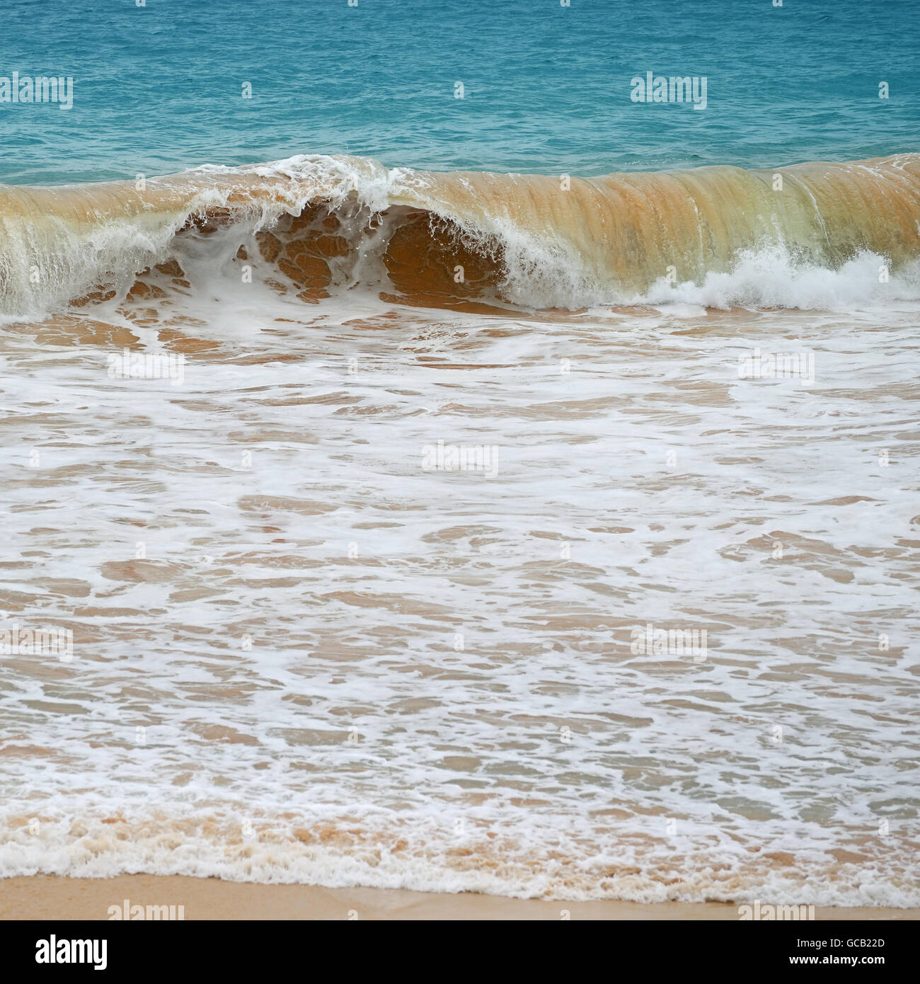 Beautiful sea beach yellow sand hi-res stock photography and images - Alamy