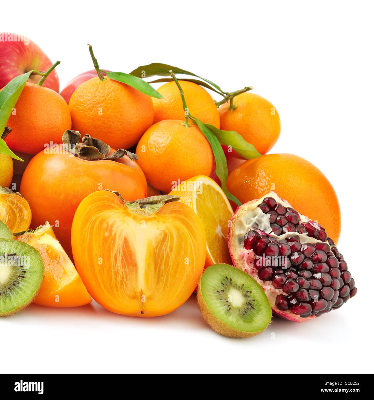 fruit isolated on a white background Stock Photo - Alamy